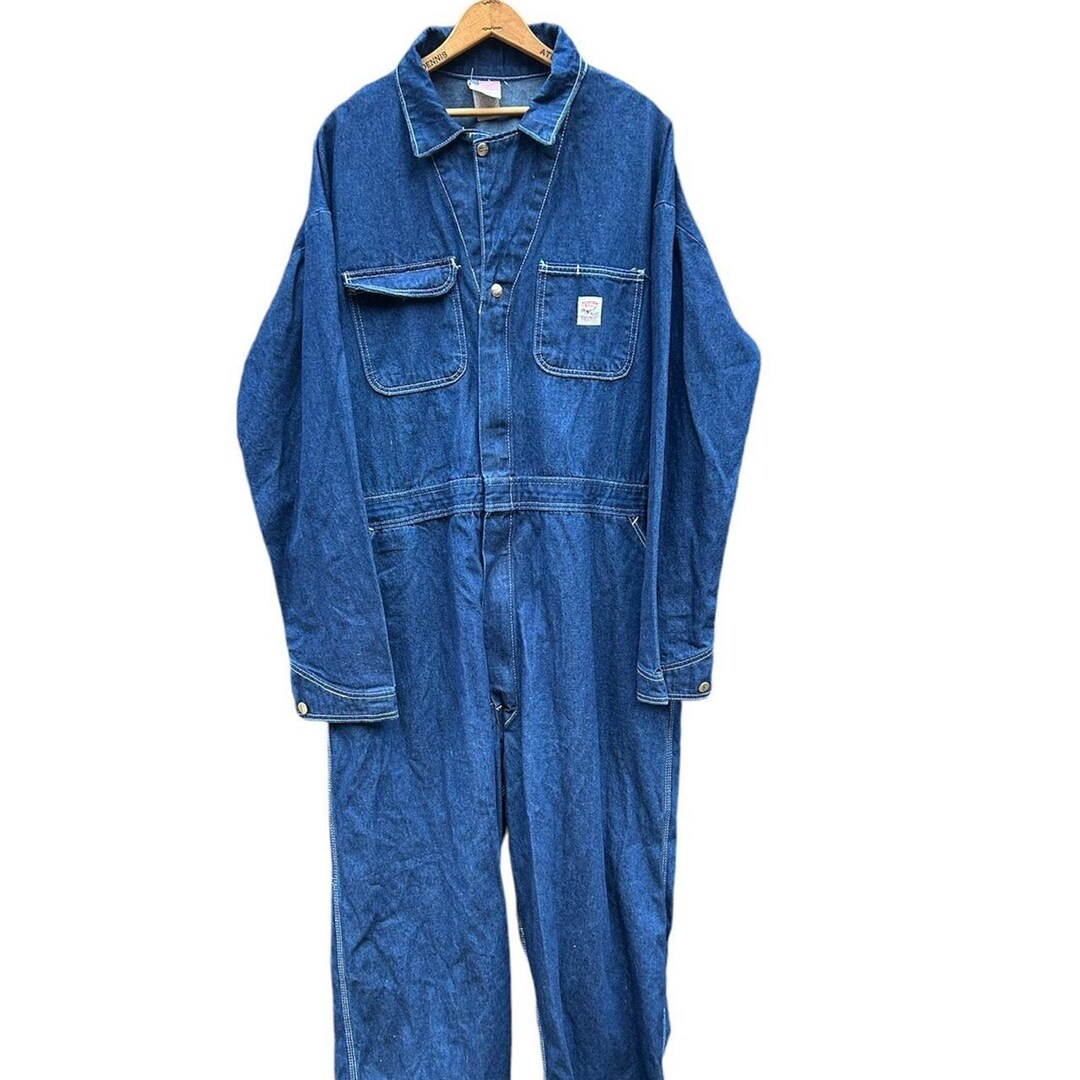Pointer Brand LC King USA Made Denim Workwear Coveralls Dungarees Jeans ...