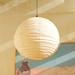Round Linen Pendant Light Shade - Natural Lamp Shade - Etsy