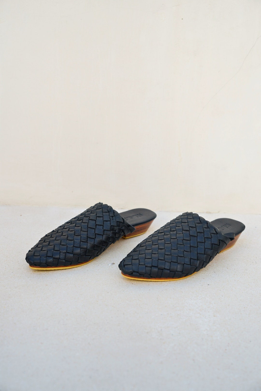 Maisie Leather Woven Mule Summer Mules, Beach Sandals, Beach Mules ...