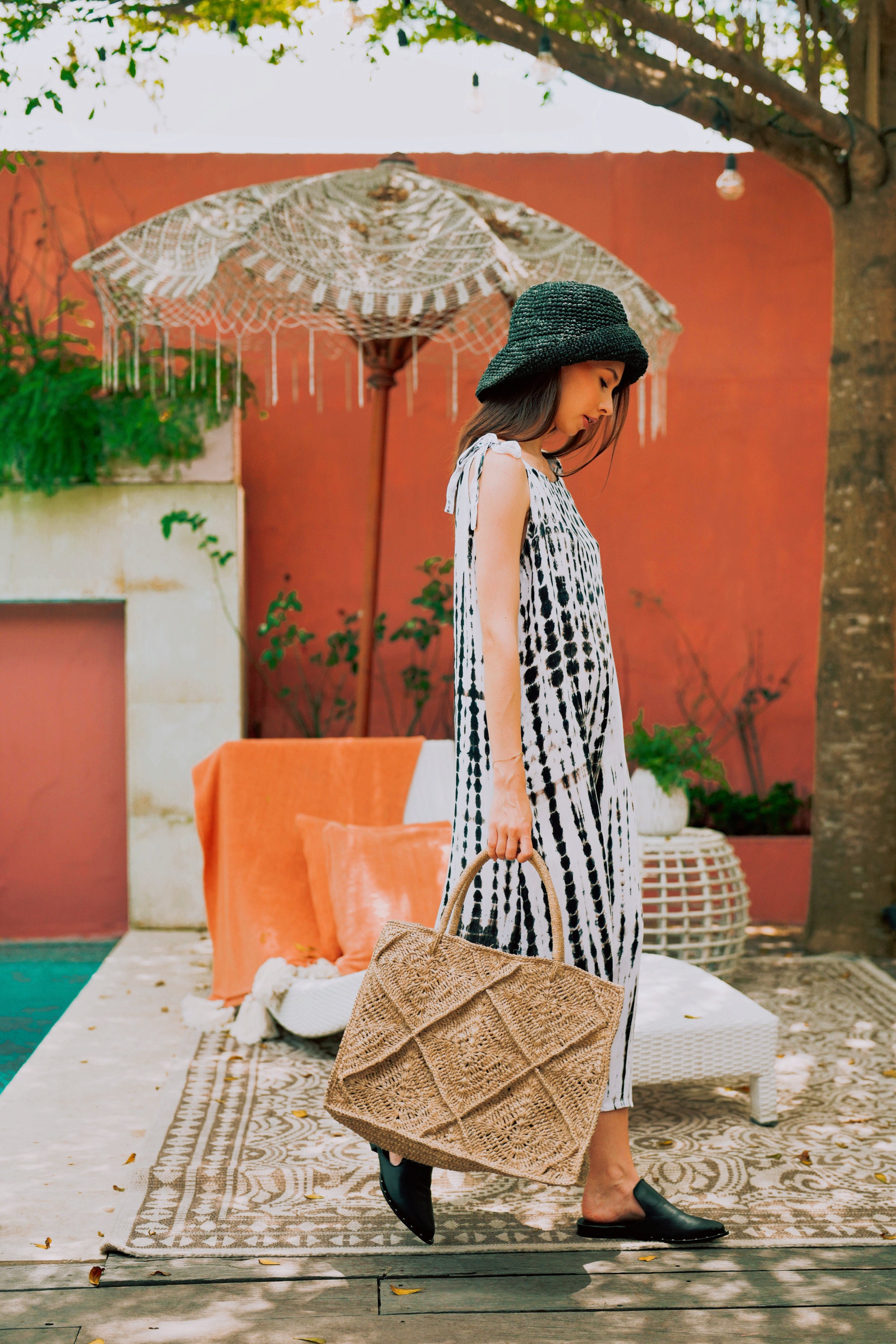 Crochet Raffia Tote Summer Tote Bags, Beach Tote Bags, Vacation Tote ...