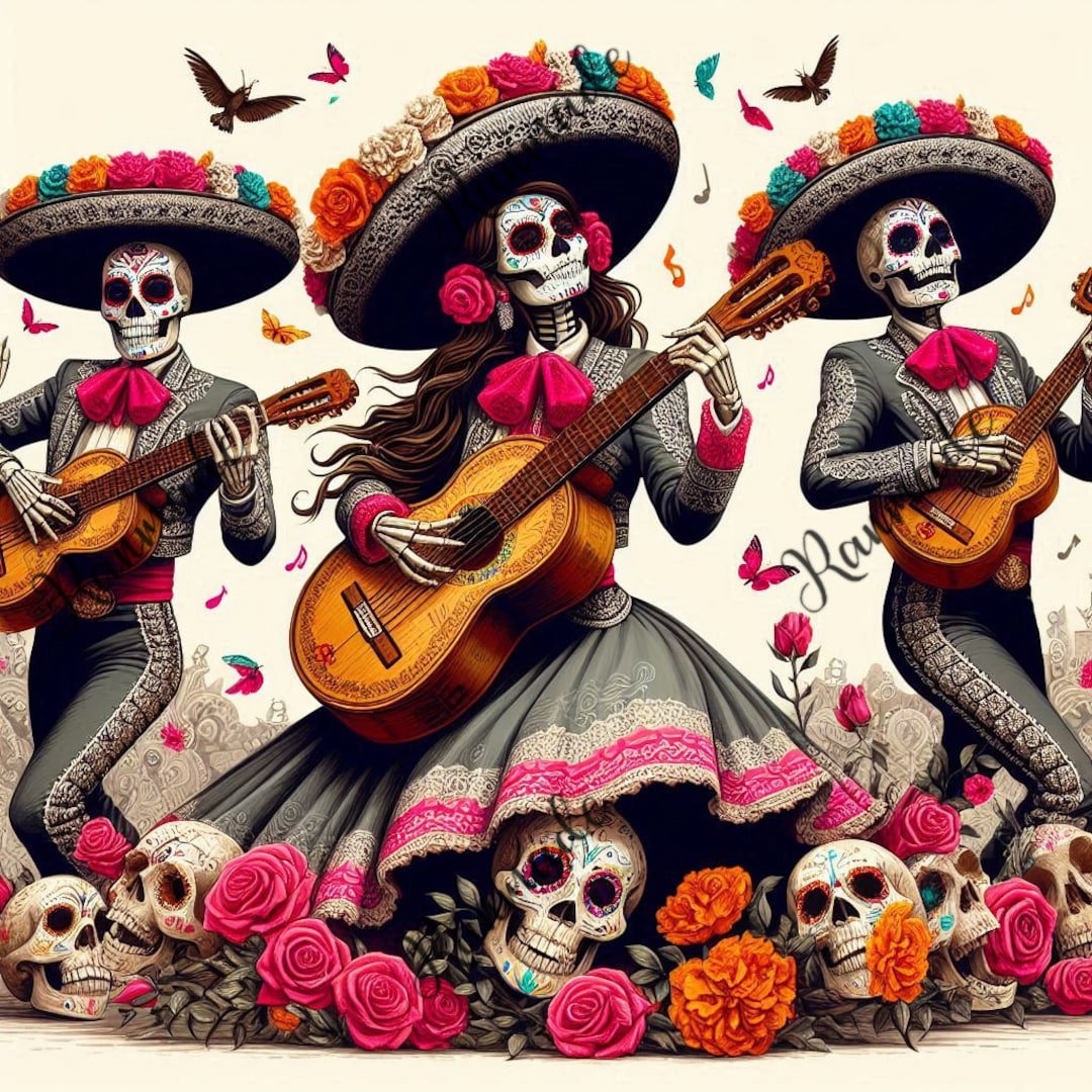 Dia De Los Muertos, Day of the Dead, Dueling Halloween Mariachi Musical ...