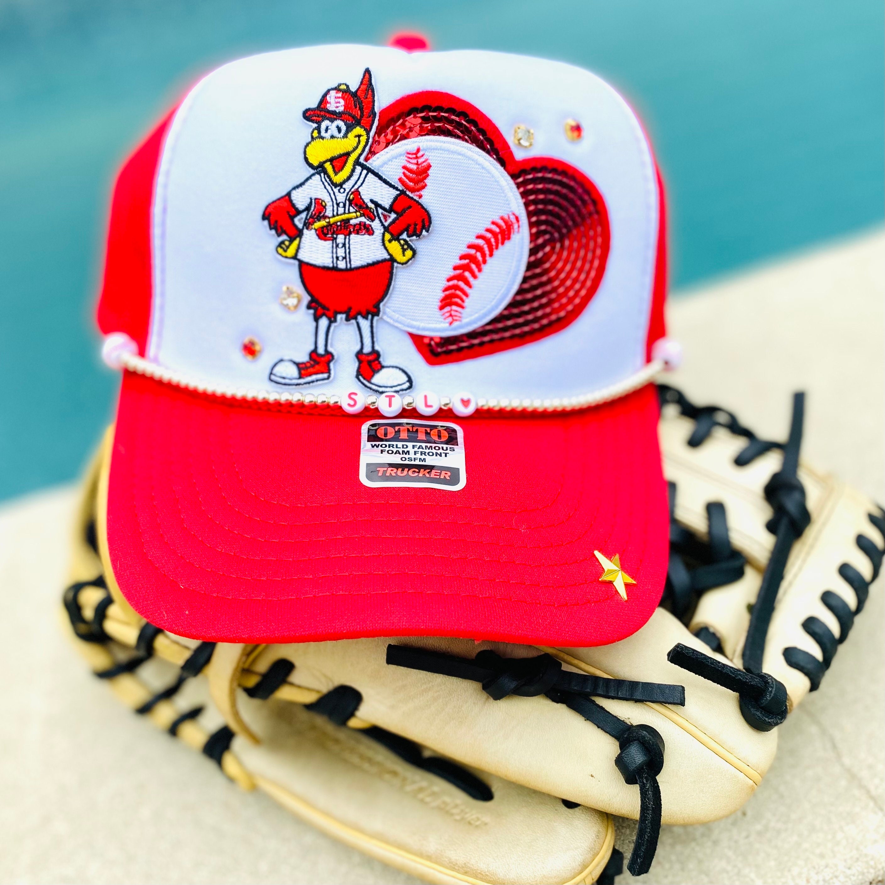 St. Louis Cardinals Hat, Trucker Hat With Patches, Baseball Hat ...