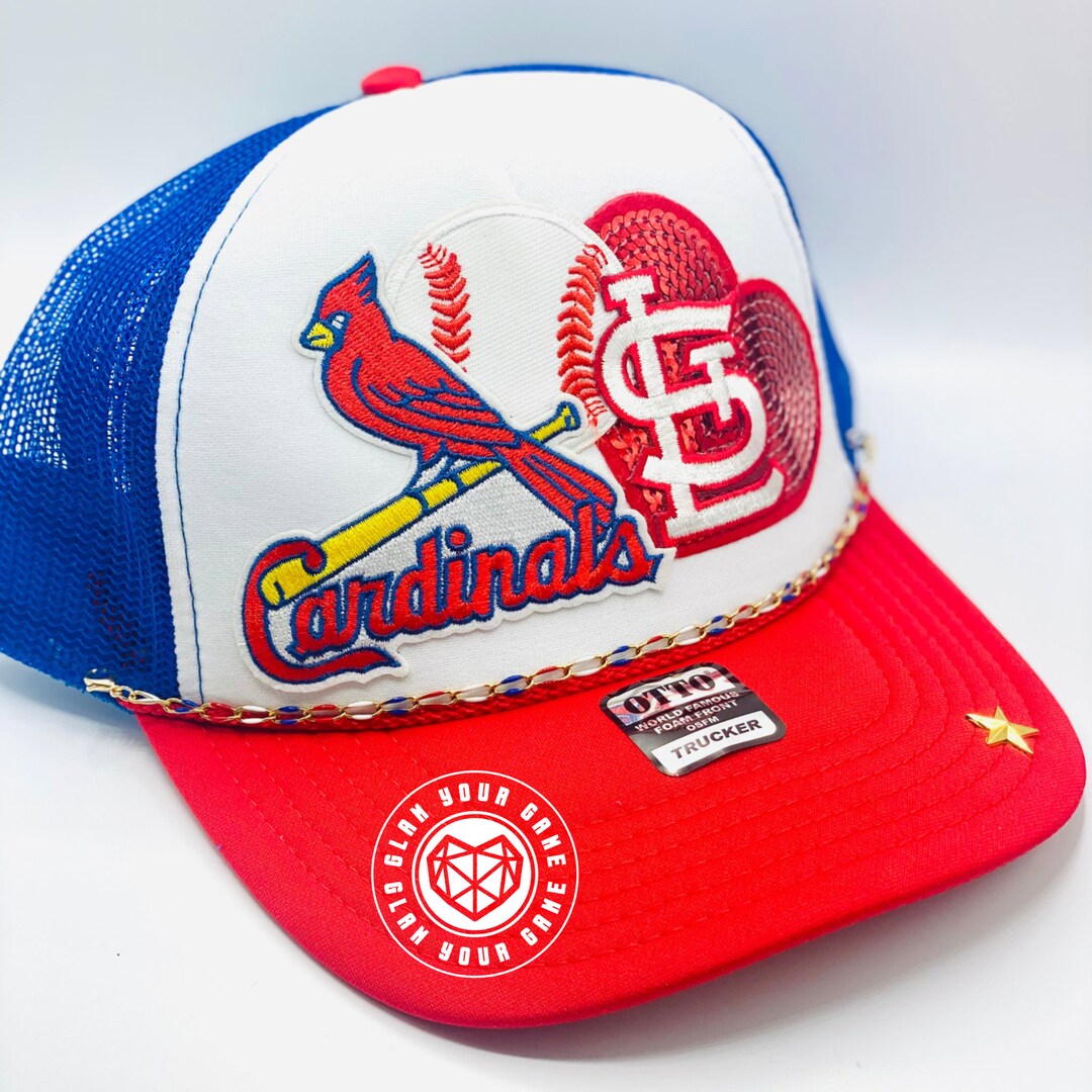 St. Louis Cardinals Hat, Trucker Hat With Patches, Baseball Hat ...