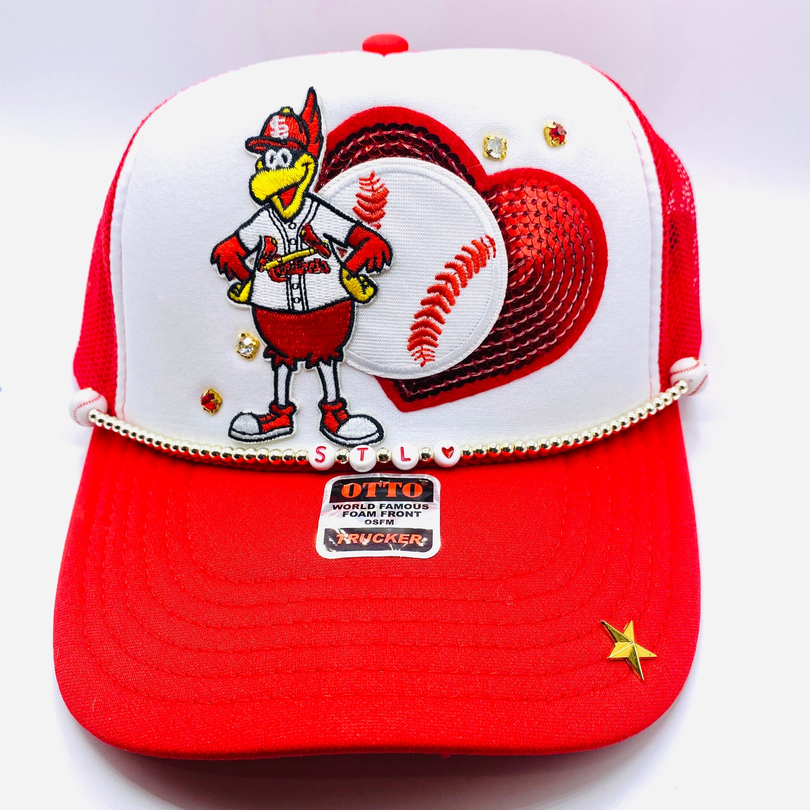St. Louis Cardinals Hat, Trucker Hat With Patches, Baseball Hat ...
