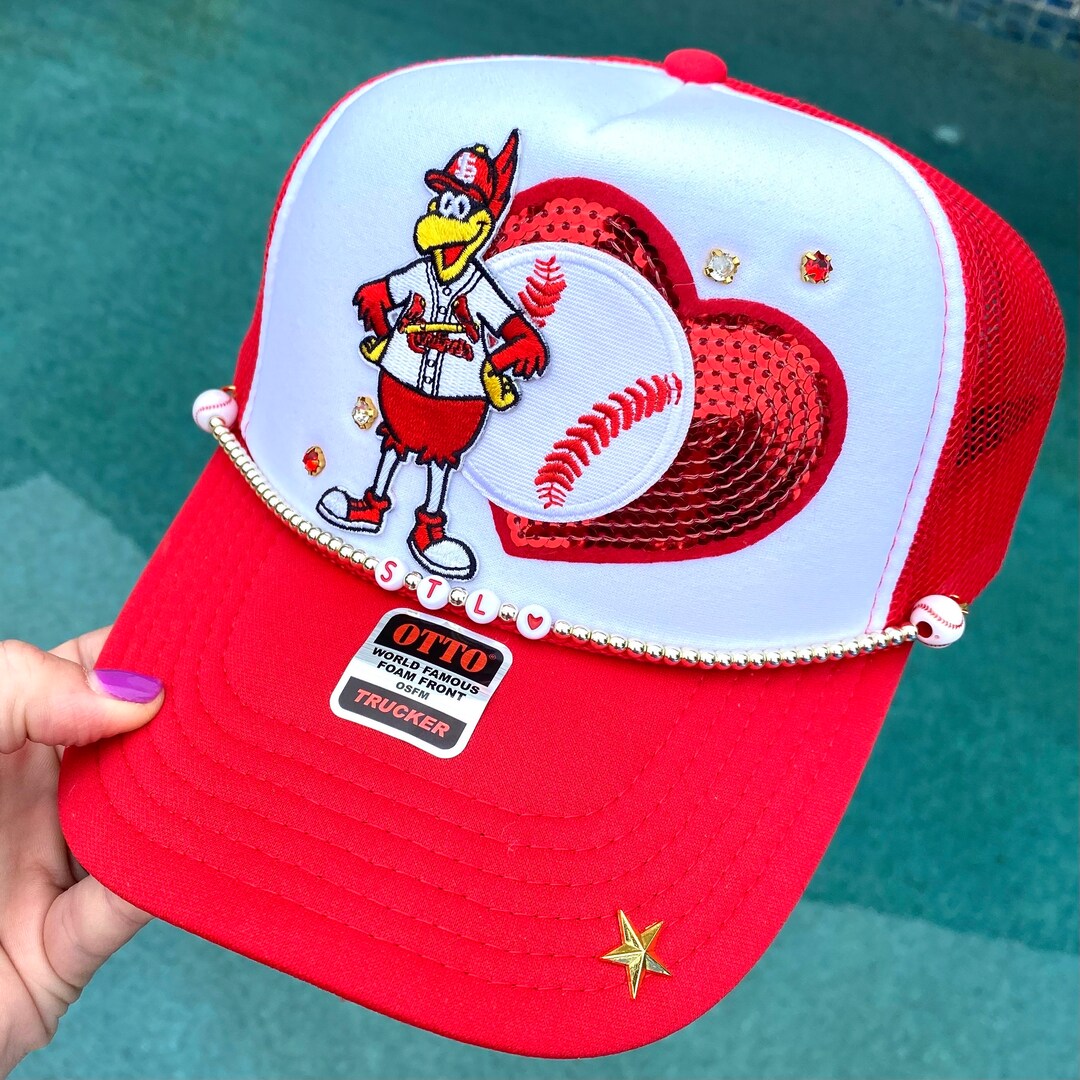 St. Louis Cardinals Hat, Trucker Hat With Patches, Baseball Hat ...