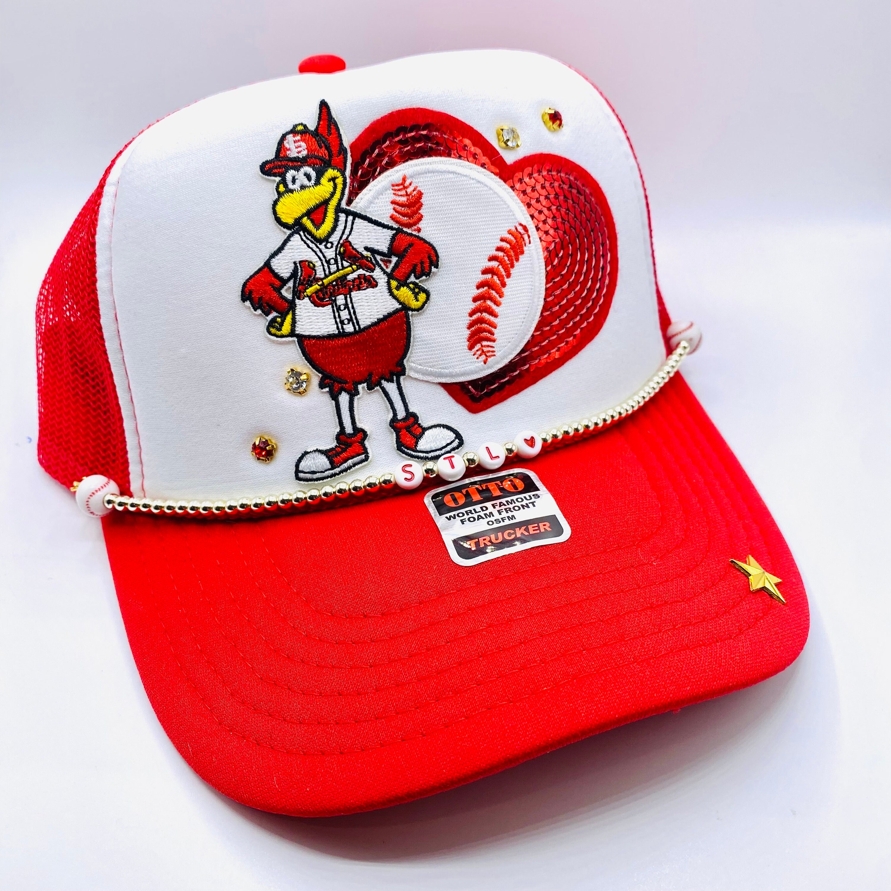 St. Louis Cardinals Hat, Trucker Hat With Patches, Baseball Hat ...