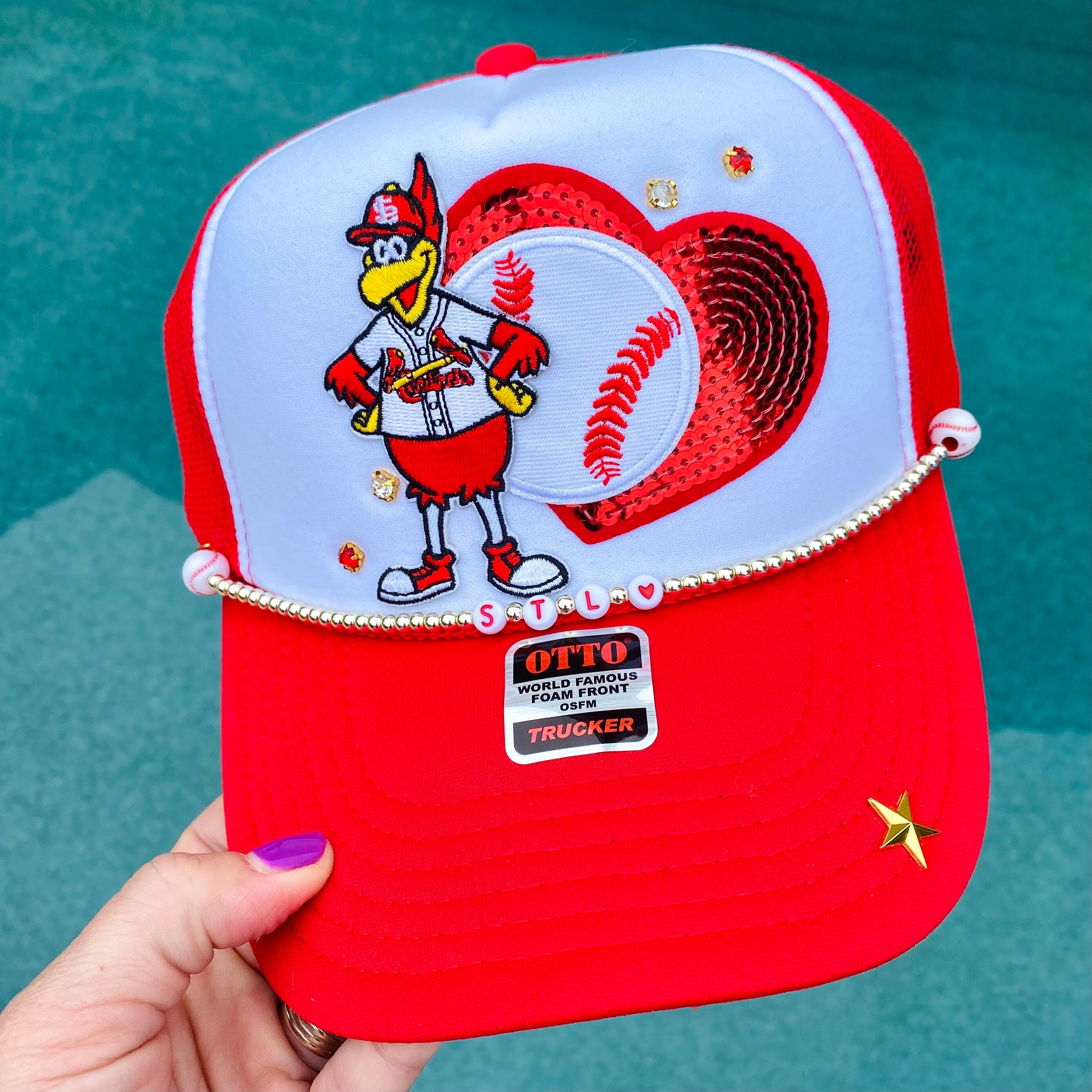 St. Louis Cardinals Hat, Trucker Hat With Patches, Baseball Hat ...