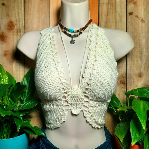 Vintage Crochet Pattern PDF 131 Evening Top From Wonkyzebra | Etsy