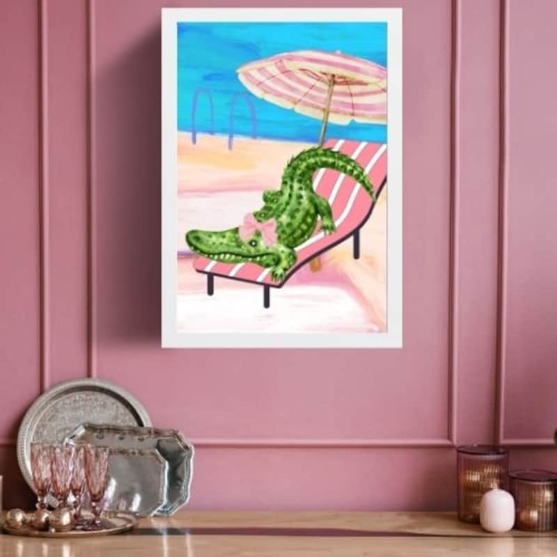 Alligator Wall Decor - Etsy