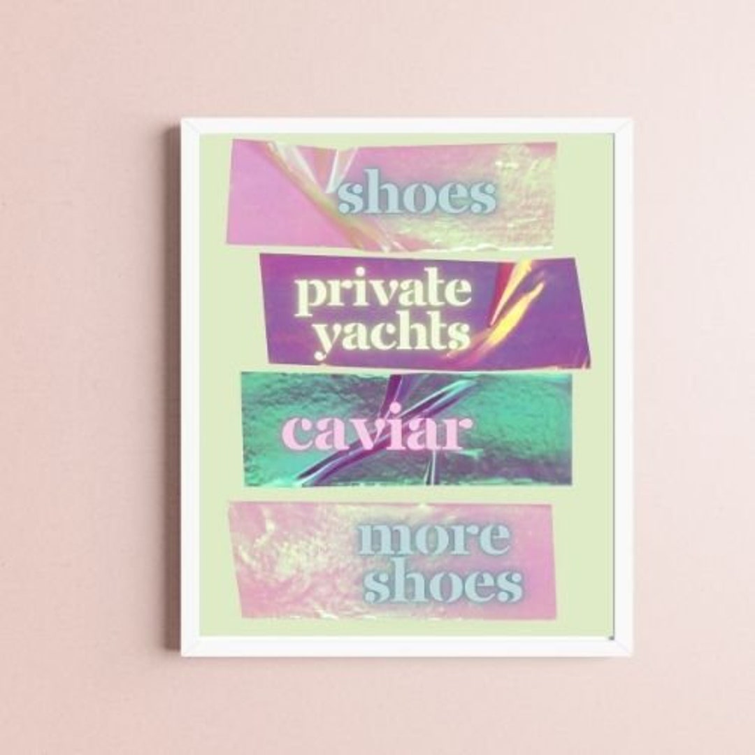 Digital Printable Art, Girly Quotes Trendy Wall Art Word Poster - Etsy