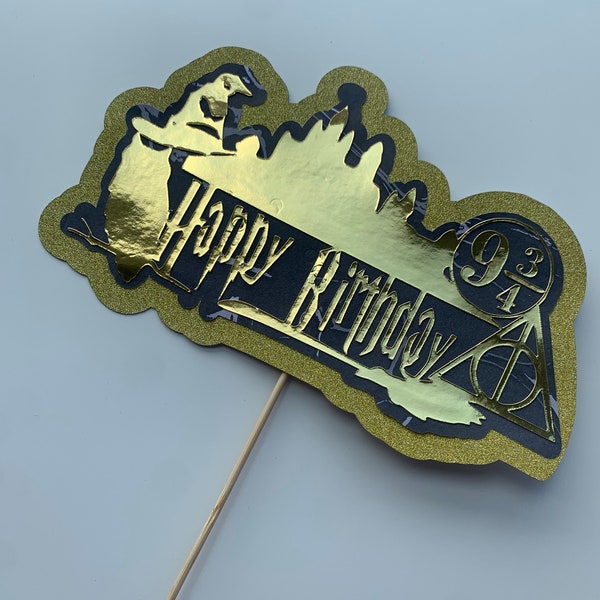 Hatry Potter Cake Topper - Etsy UK