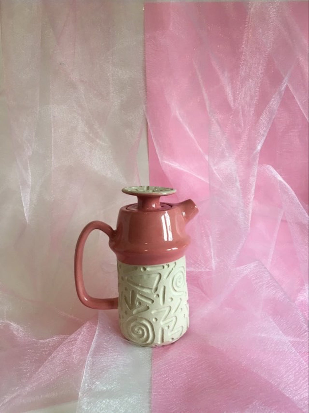 Funky Tall Teapot - Etsy