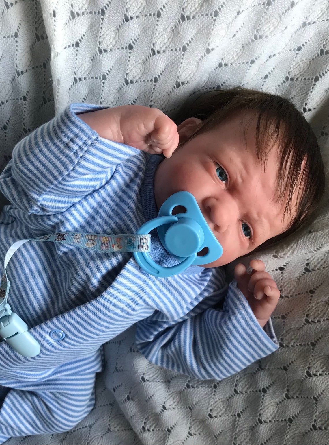 Reborn Berenguer baby boy doll rooted hair special edition | Etsy