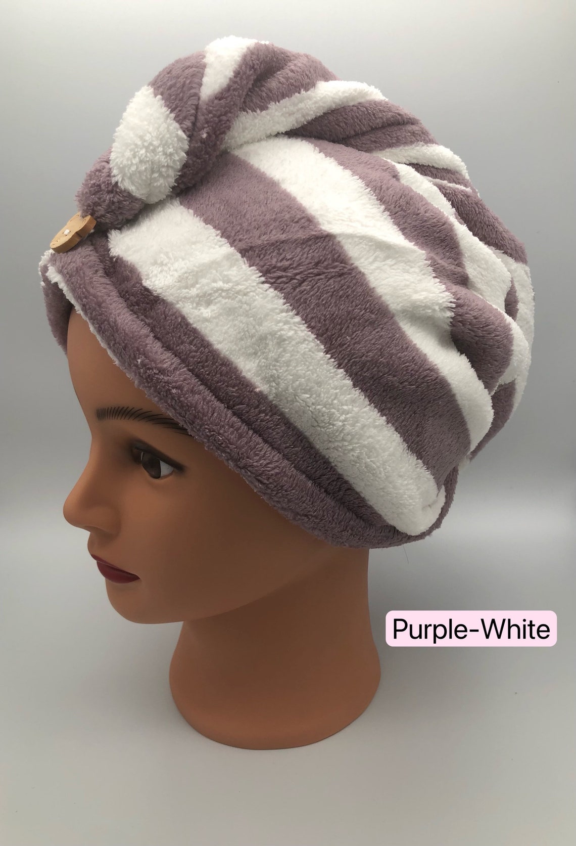 Super Absorbent Hair Drying Cap, Turban Twist Wrap Soft Towel - Etsy