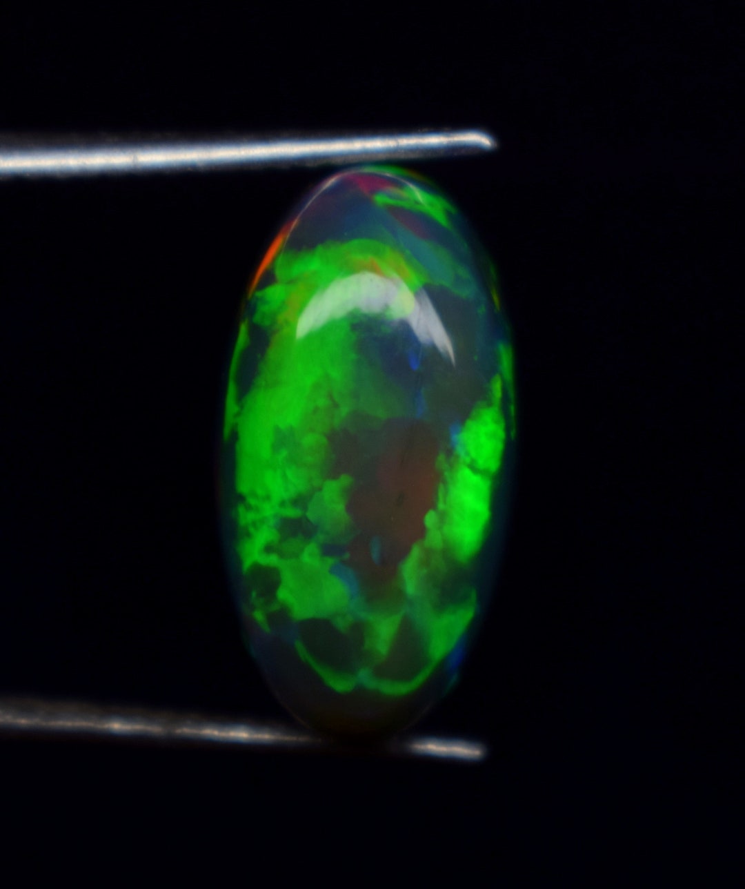 Rare Ethiopian Black Opal Natural Black Opal Honeycomb Fire - Etsy
