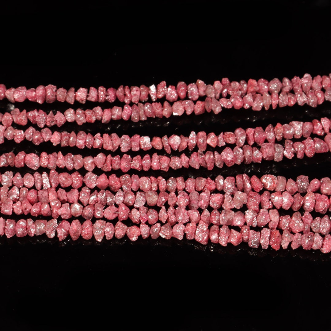 AAA Pink Diamond Rondelle Beads: 2-3mm Faceted Jewelry Making Strand - Etsy