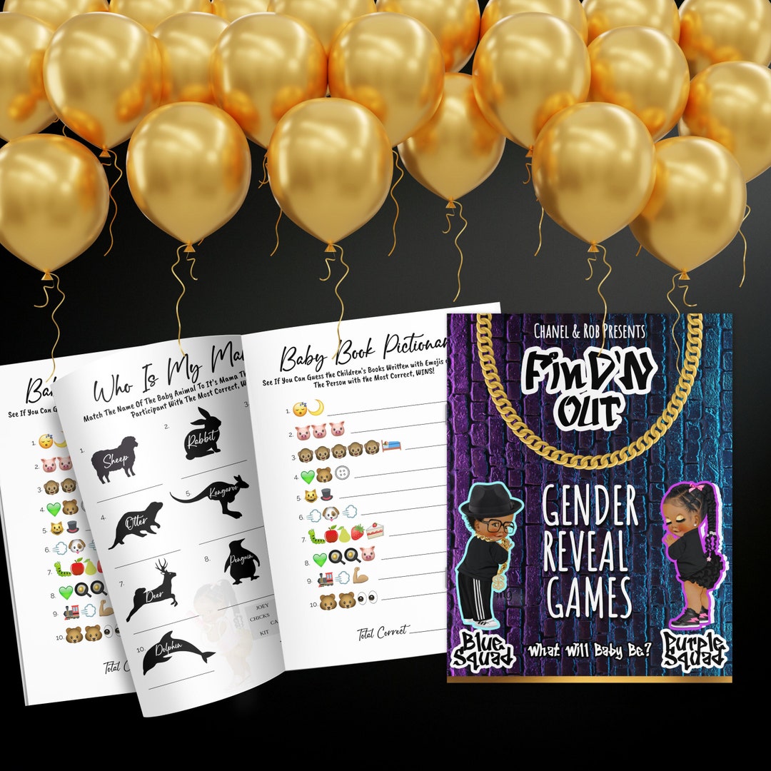 Find N Out Gender Reveal Hip Hop Gender Reveal Hip Hop Baby Shower ...