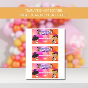 Proud Family Bebe or Cece Boy or Girl Orange or Pink Gender Reveal Baby ...