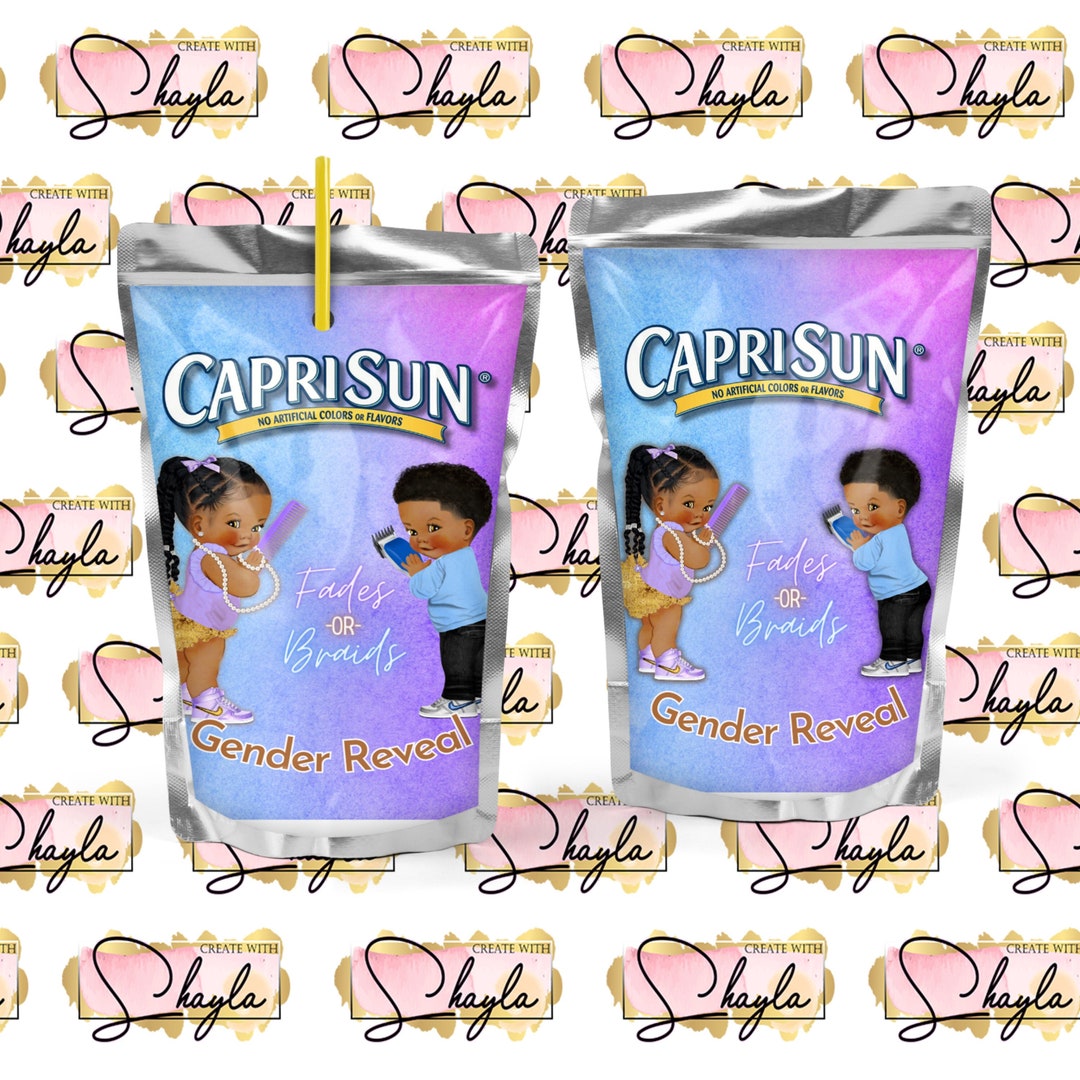 Fades or Braids Capri Sun Label - Etsy