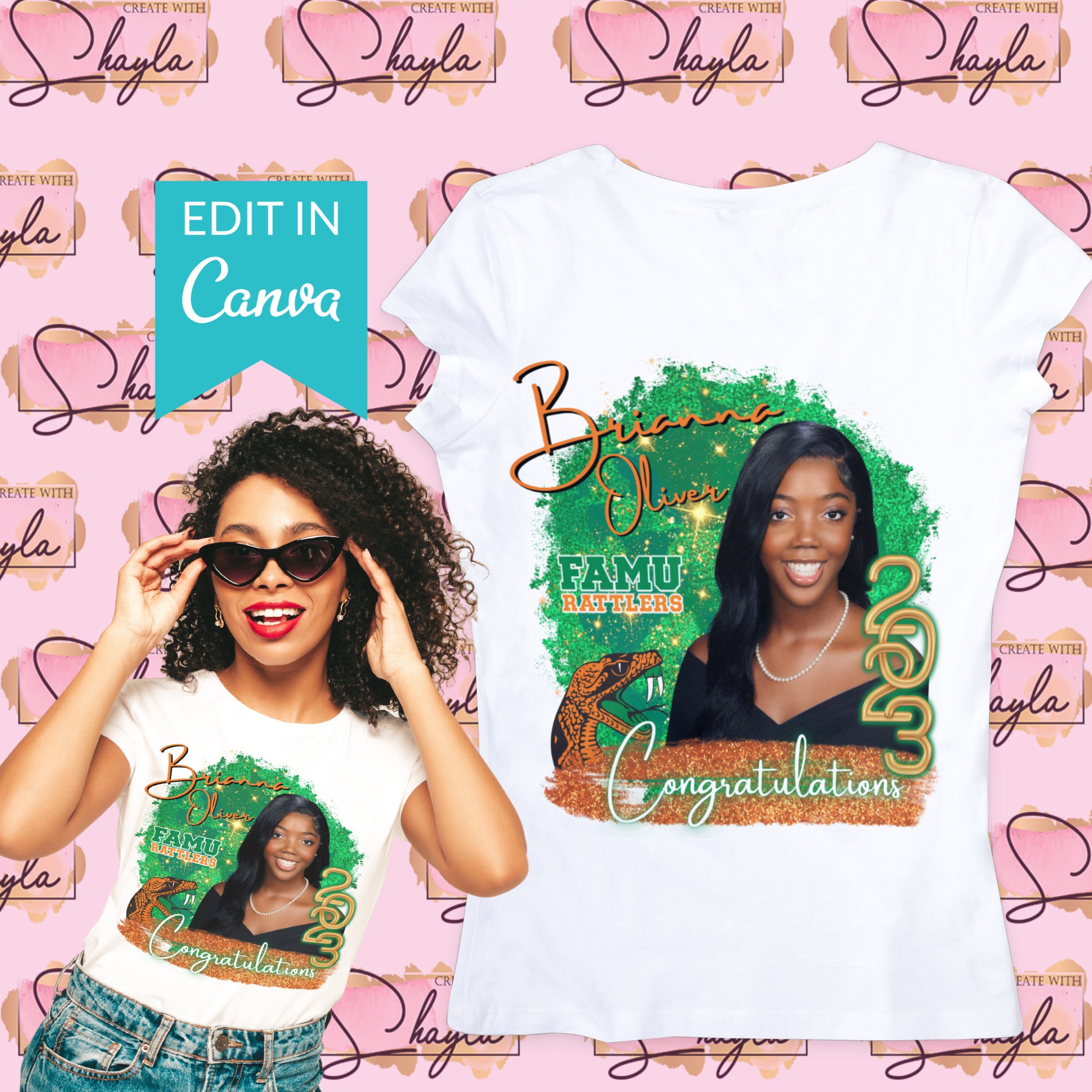 Famu Rattlers Sparkling Shirt Template DIGITAL FILE ONLY - Etsy