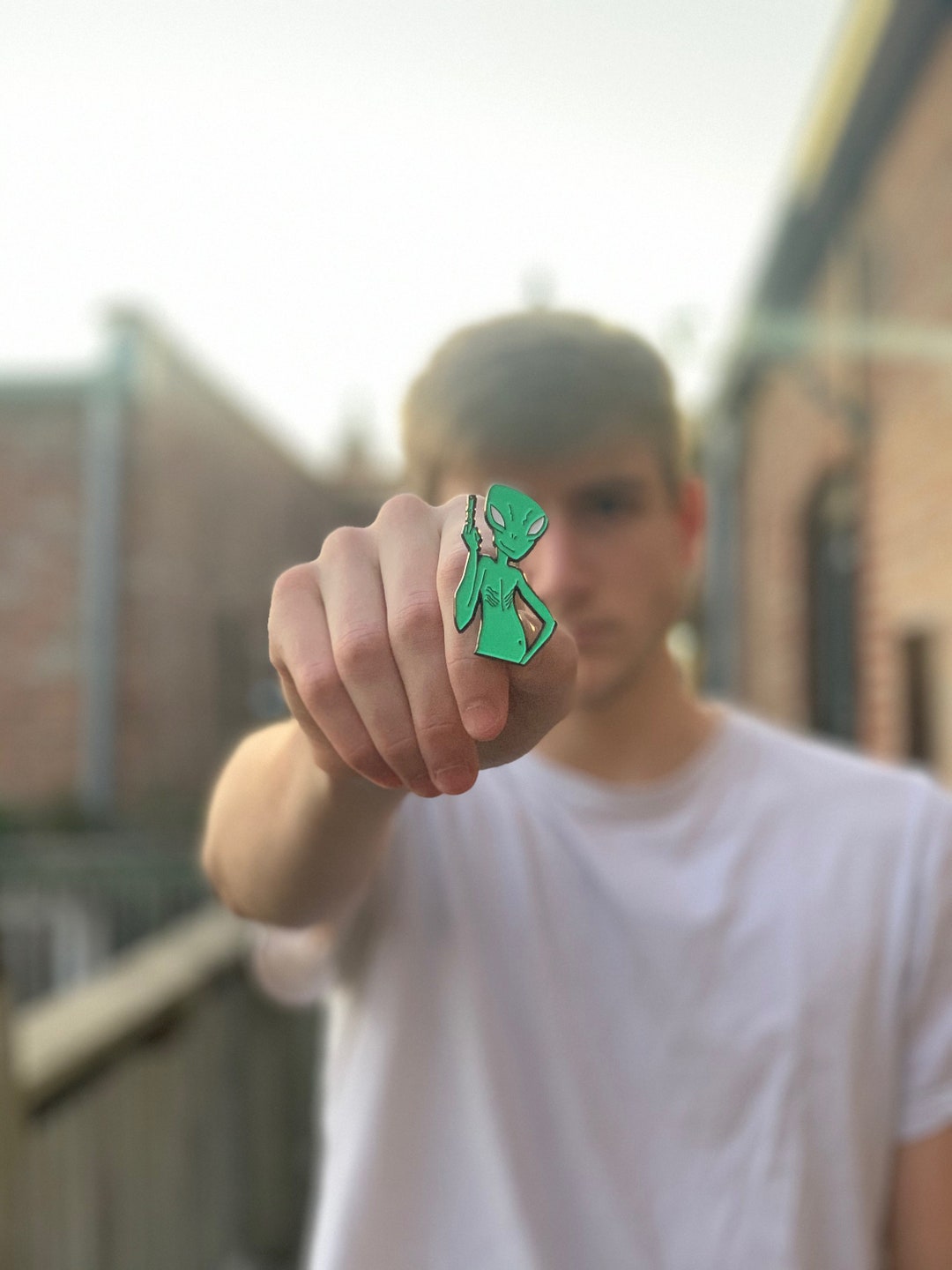 Alien Pin - Etsy