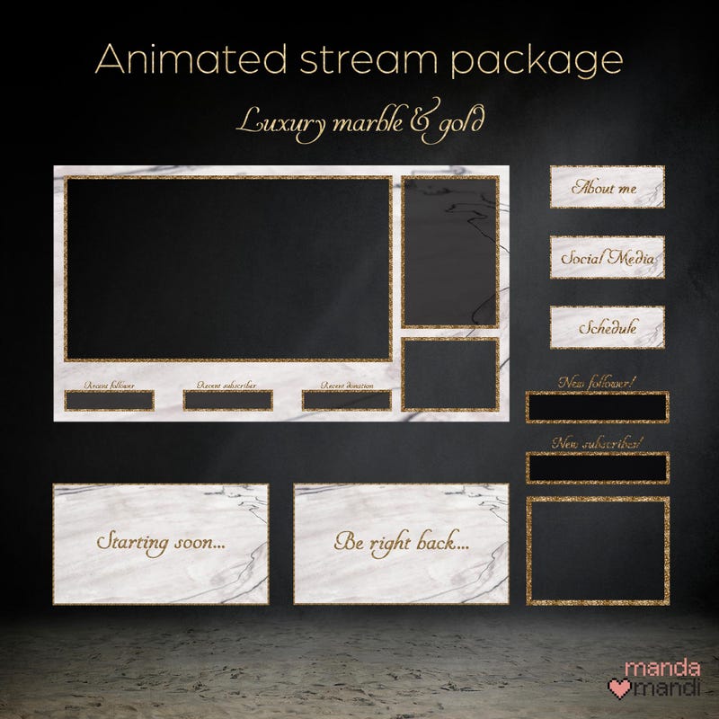 Marble Back Panel - Etsy