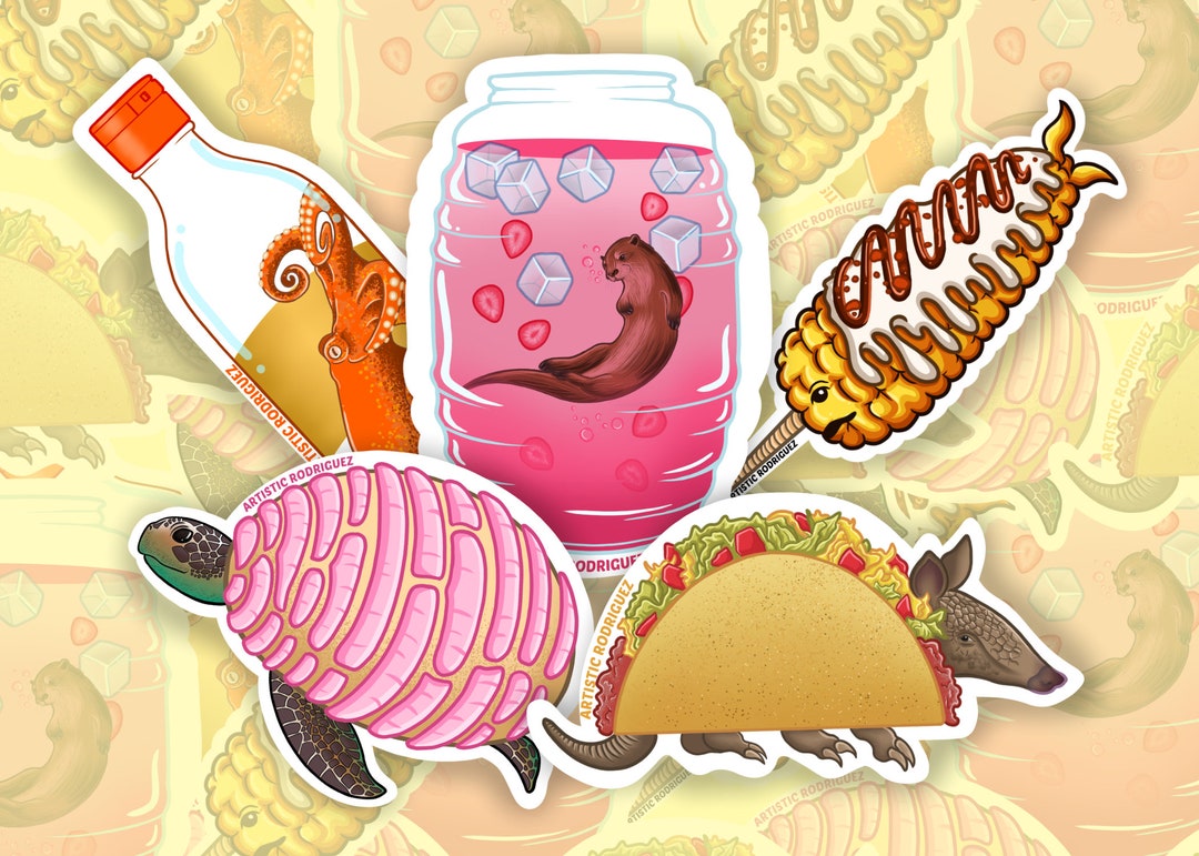 La Cocina Sticker Pack | Mexican Stickers | Sweets | Cute Stickers ...