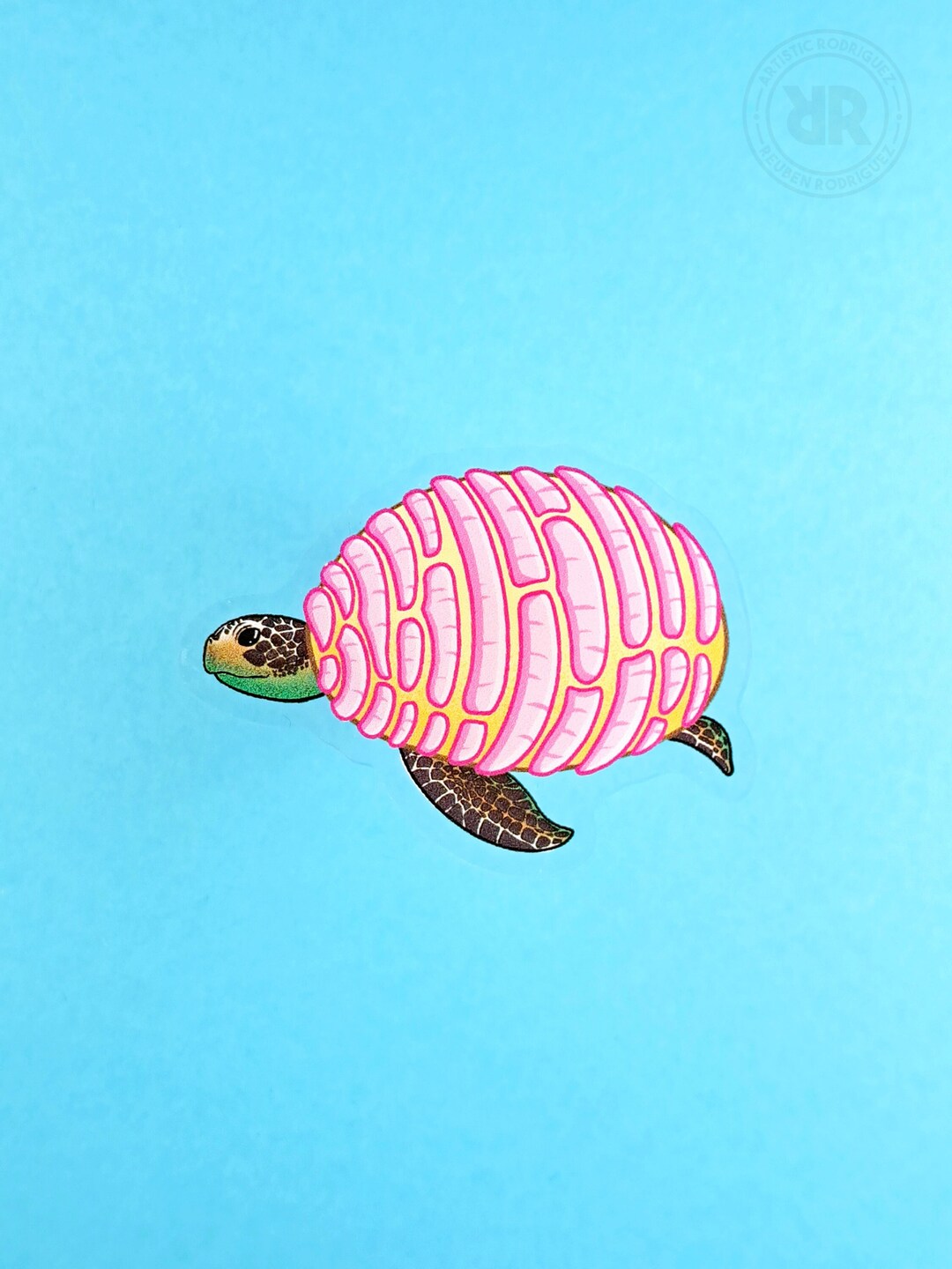 Concha Sea Turtle Acrylic Pin | Latin | Mexican | Animal | Food Pin - Etsy