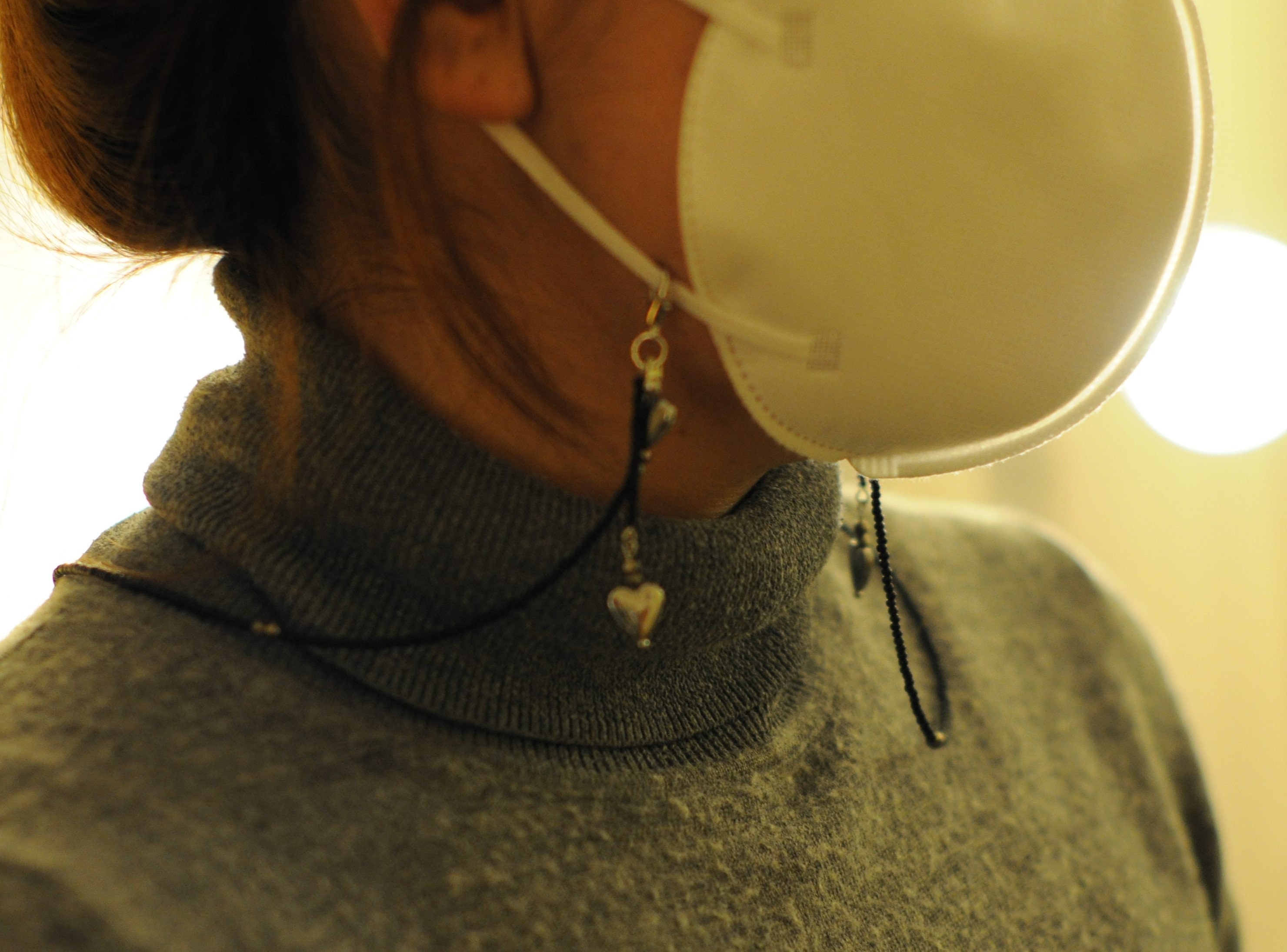 Handmade Earring-like Face Mask Strap Beaded Strap | Etsy