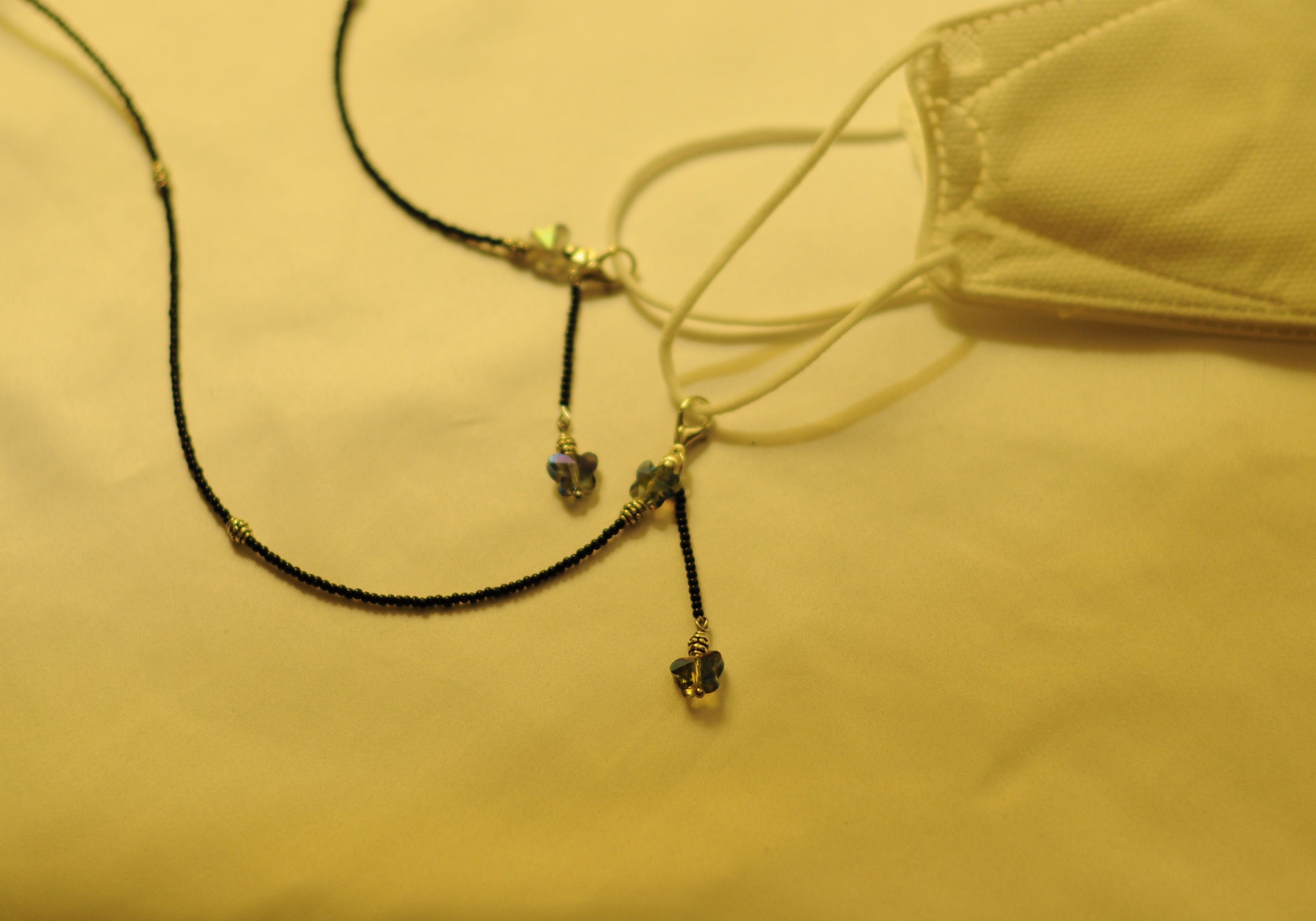 Handmade Earring-like Face Mask Strap Beaded Strap | Etsy