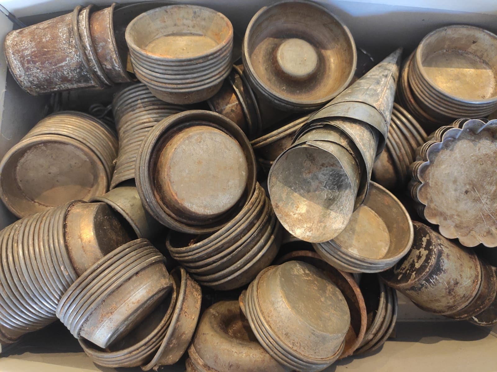 Vintage Mini French Pastry Tins, Baking Tins, Set of 4 - Etsy