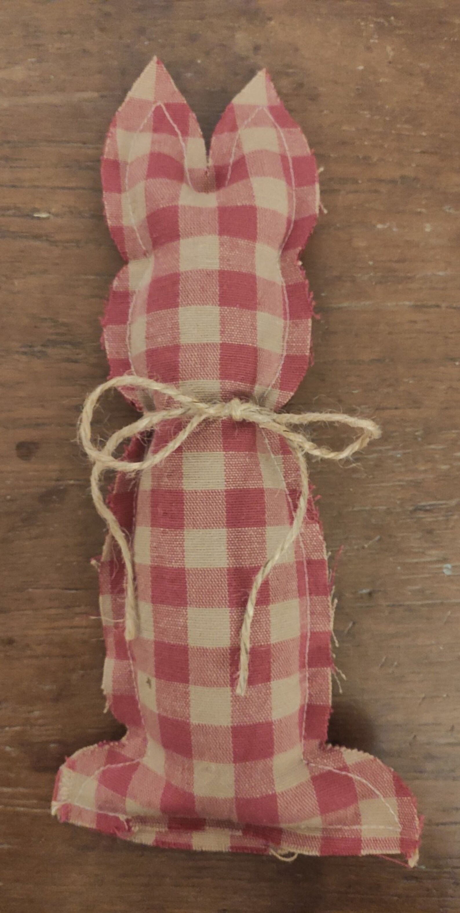 Vintage Laura Ashley Fabric Stuffed Easter Bunnies Red/beige - Etsy