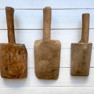 Vintage Farmhouse Wooden Washing Paddle, Laundry Bat - Etsy