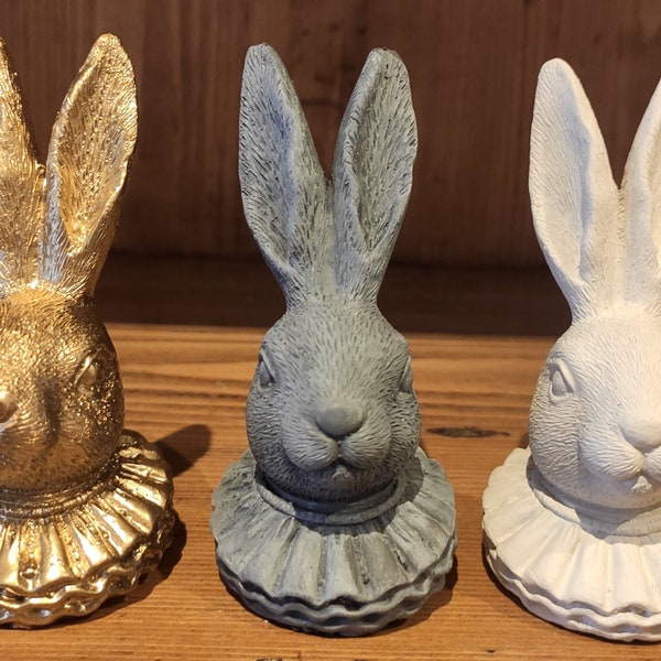 Rabbit Bust - Etsy