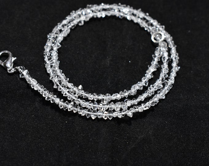 Herkimer Diamond Strand, High Quality Drilled Herkimer Diamond Beads ...