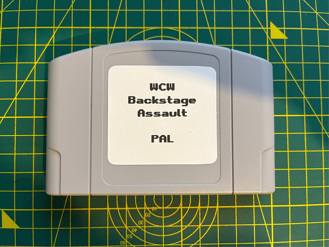 WCW Backstage Assault Custom Nintendo N64 PAL Cartridge Game - Etsy