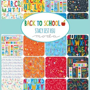 Back to School by Stacy Iest Hsu for Moda Fabrics 20892-17 Grass - Etsy