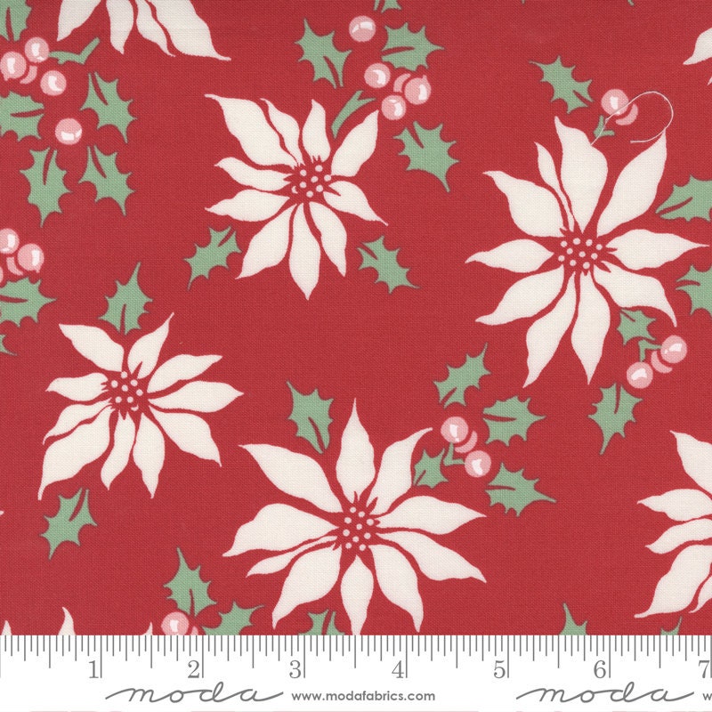 Holly Jolly by Urban Chiks for Moda Fabrics 31181-12 Berry - Etsy