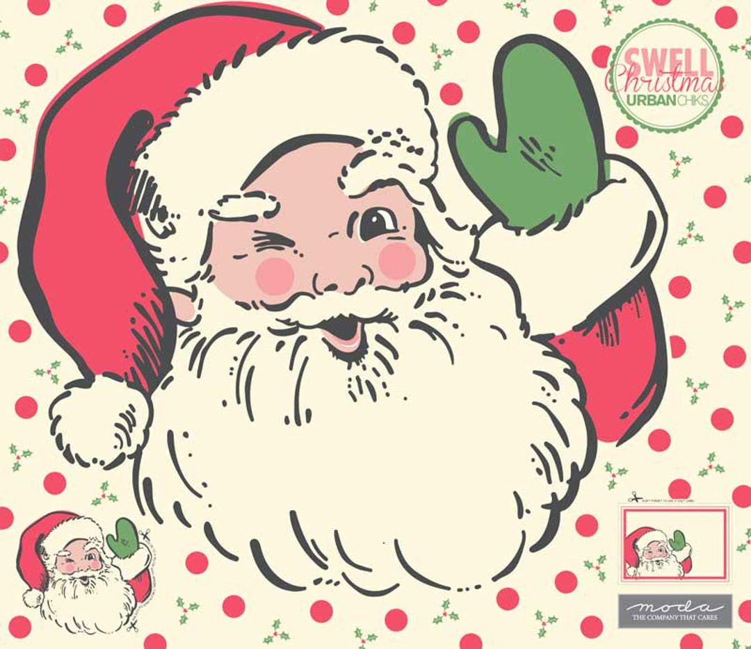 Swell Christmas by Urban Chiks for Moda Fabrics, Rare OOP Item 31120P ...