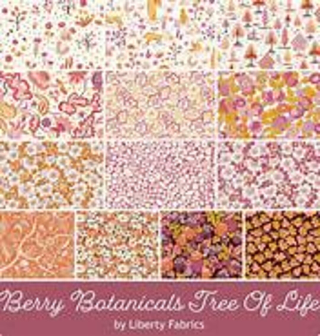 Tree of Life Berry Botanicals by My Minds Eye for Liberty Fabrics, Item ...