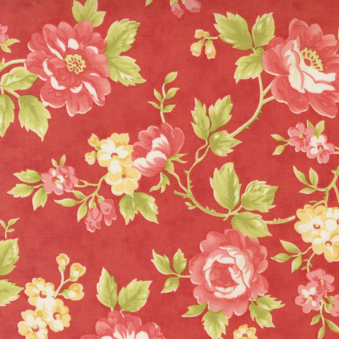 Stitched by Fig Tree & Co for Moda Fabrics 20430-14 Persimmon - Etsy