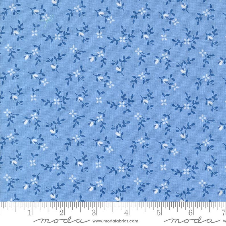 Cali Co by Corey Yoder for Moda Fabrics, Item Number 29192-42 Sky Blue ...
