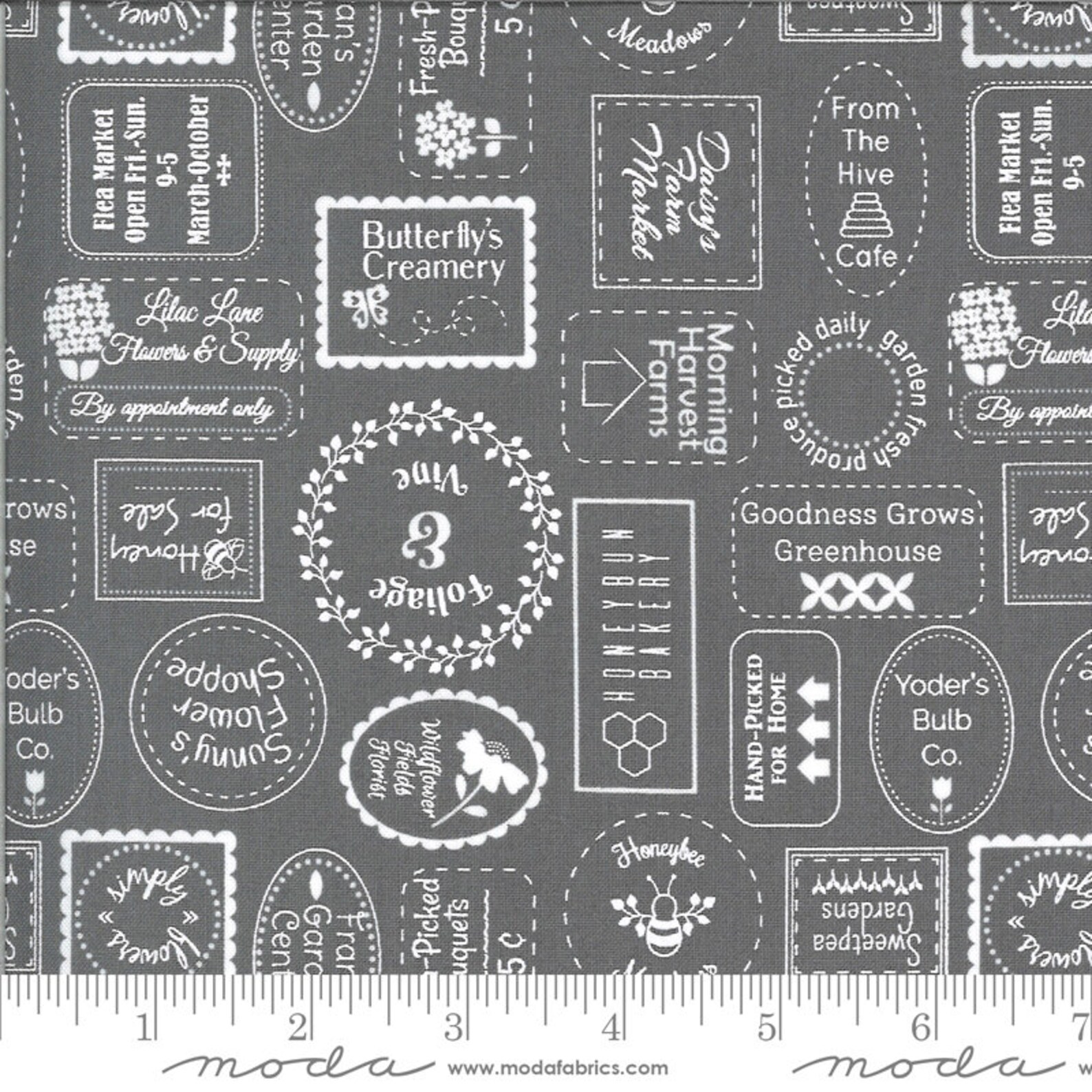 Spring Brook by Corey Yoder for Moda Fabrics 29115-23 Slate - Etsy