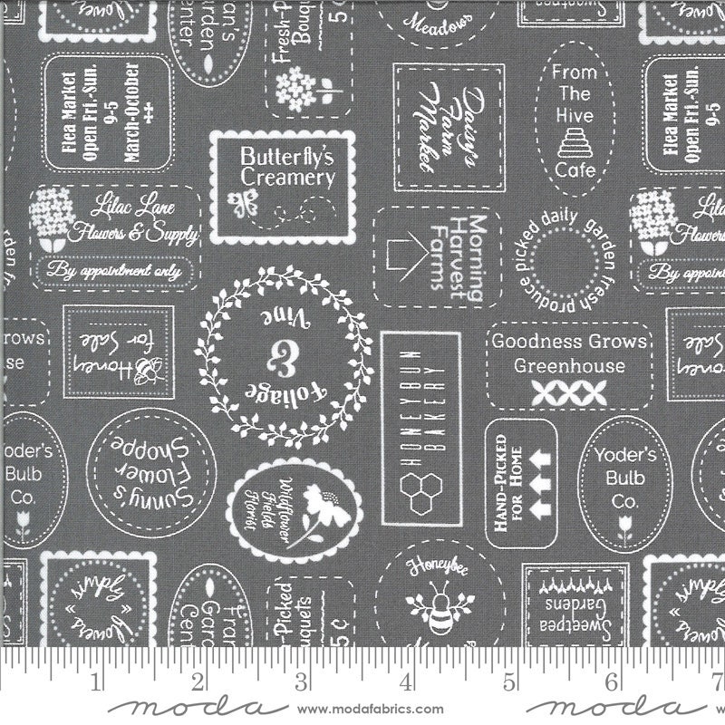 Spring Brook by Corey Yoder for Moda Fabrics 29115-23 Slate | Etsy