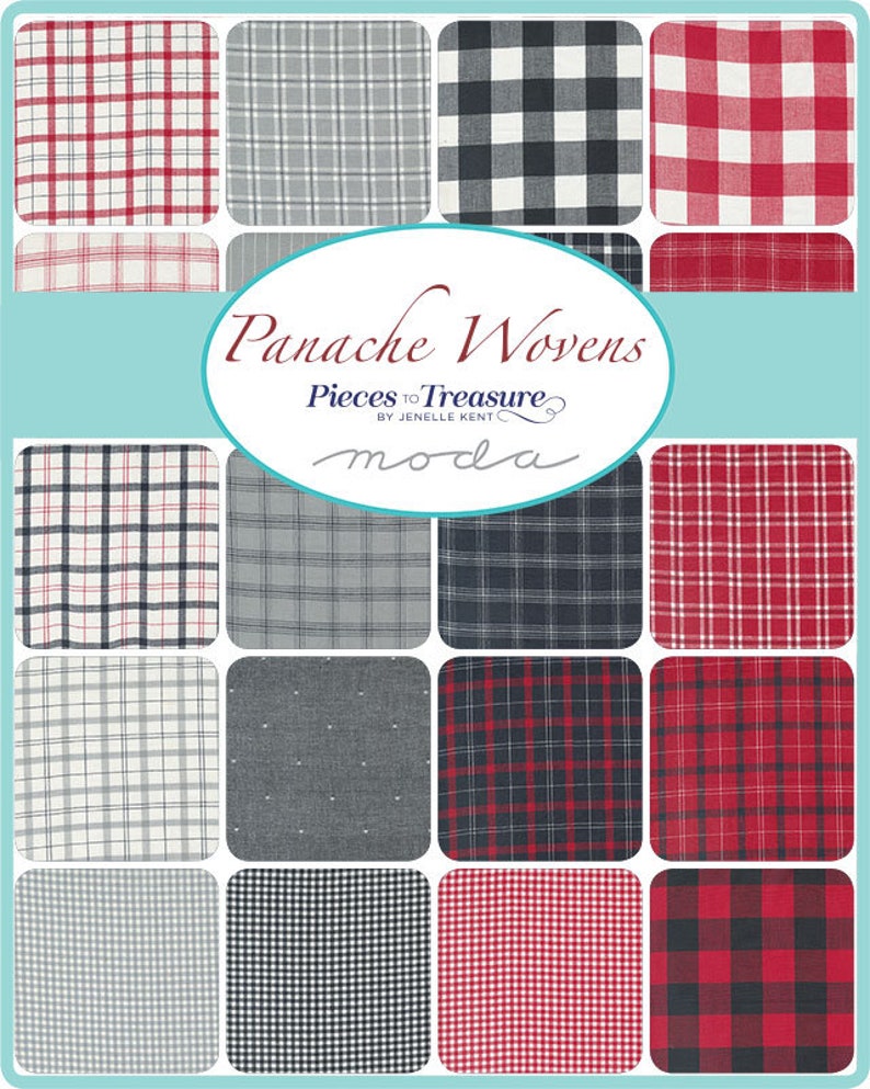 Panache Wovens Patchwork by Pieces to Treasure for Moda Fabrics 12218 ...