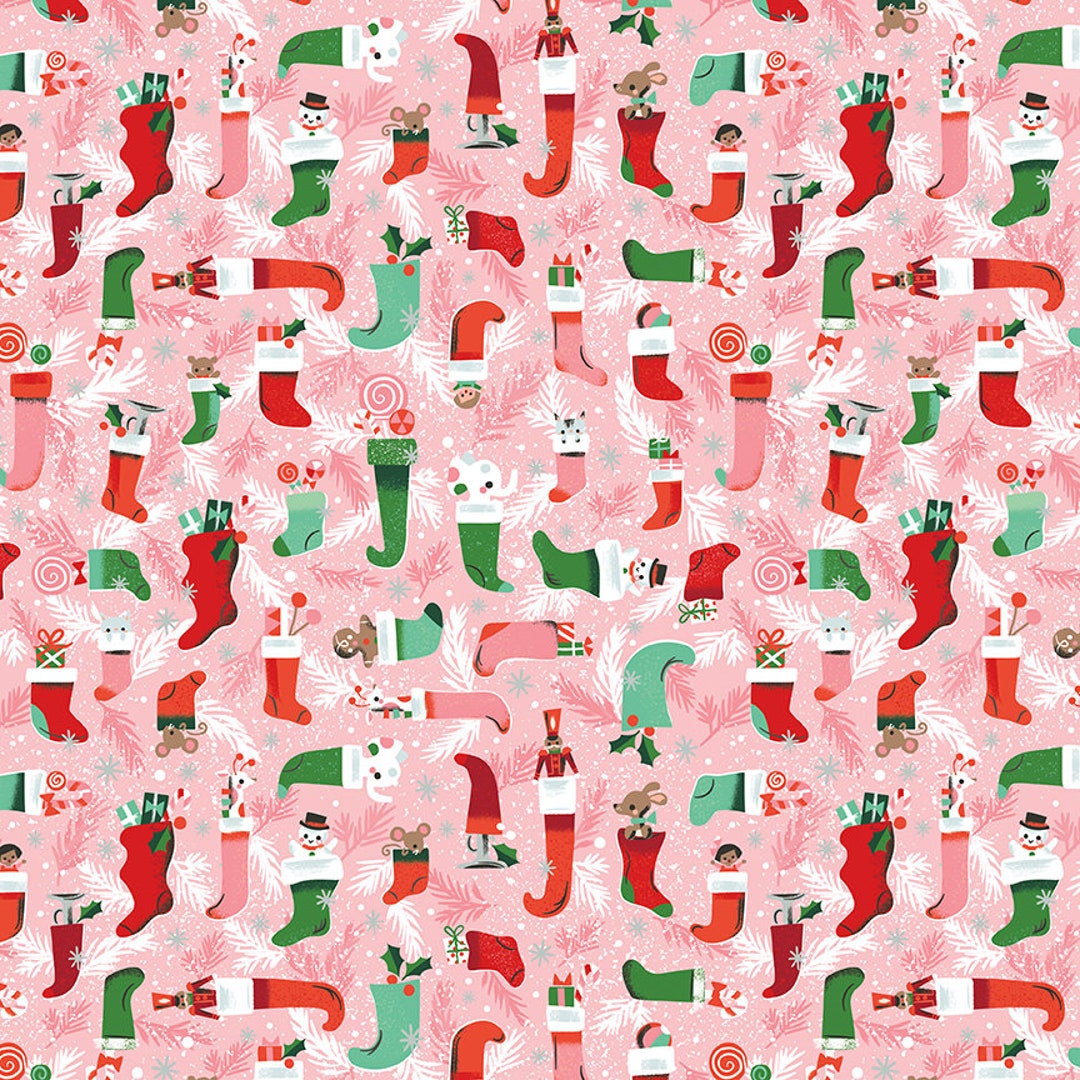 Twas by Jill Howarth for Riley Blake Designs SC13463 Pink - Etsy