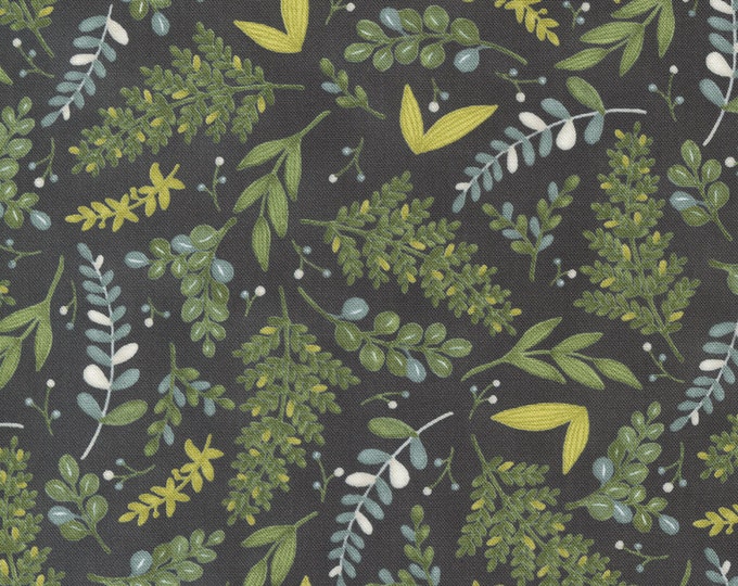 Happiness Blooms by Deb Strain for Moda Fabrics 56052-13 Slate EOB ...