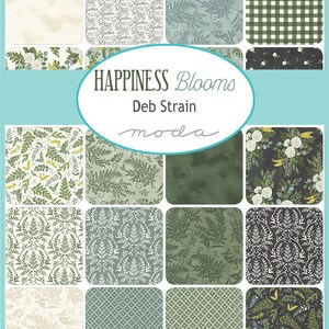 Happiness Blooms by Deb Strain for Moda Fabrics 56053-14 White Washed ...