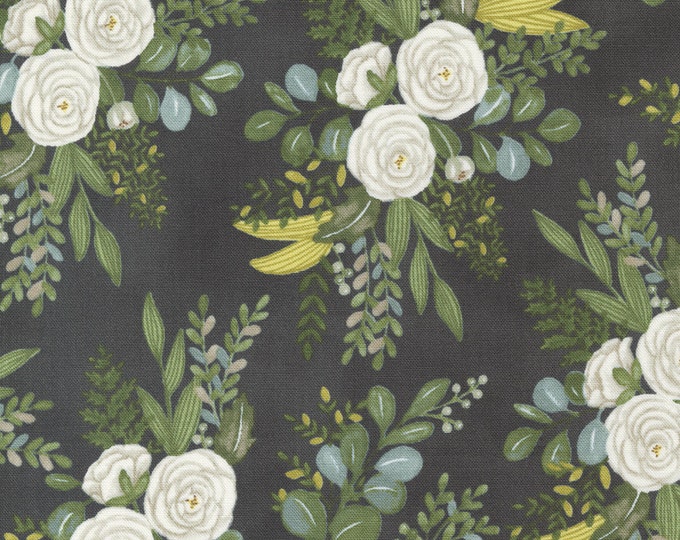 Happiness Blooms by Deb Strain for Moda Fabrics 56051-13 Slate - Etsy