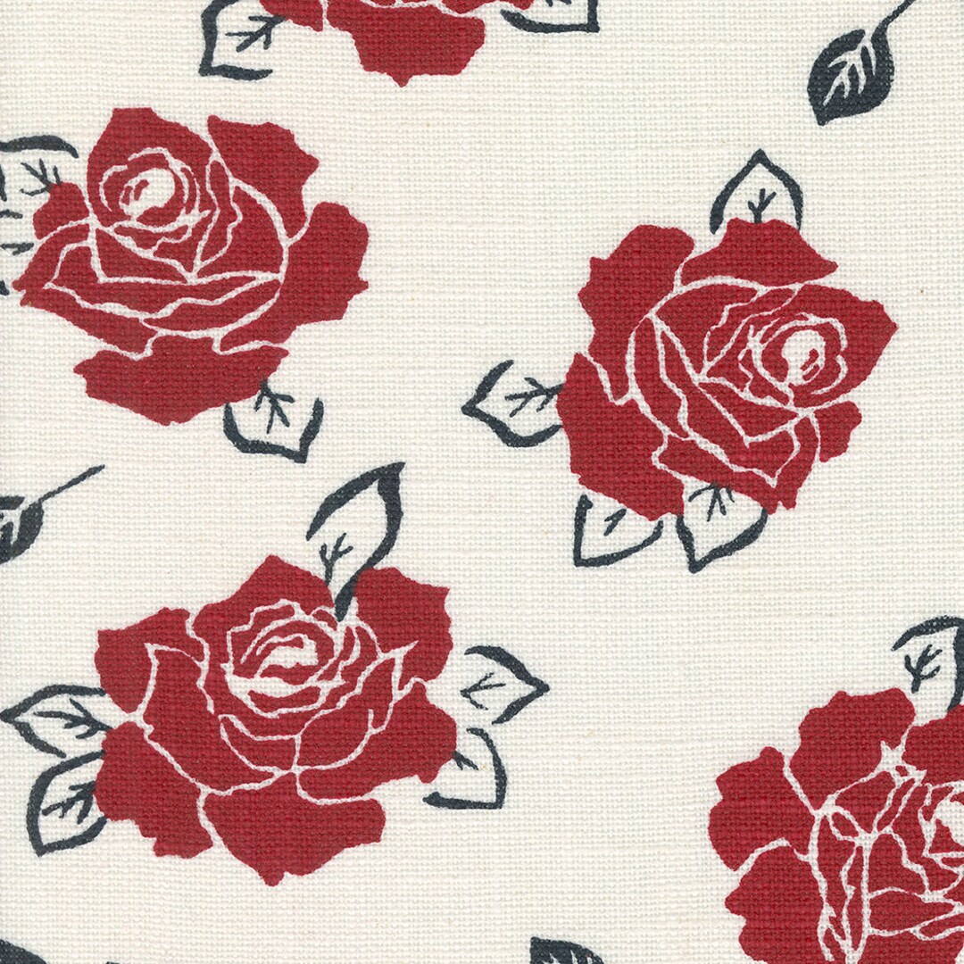 Panache Cotton Slub Roses by Pieces to Treasure for Moda Fabrics 12219 ...